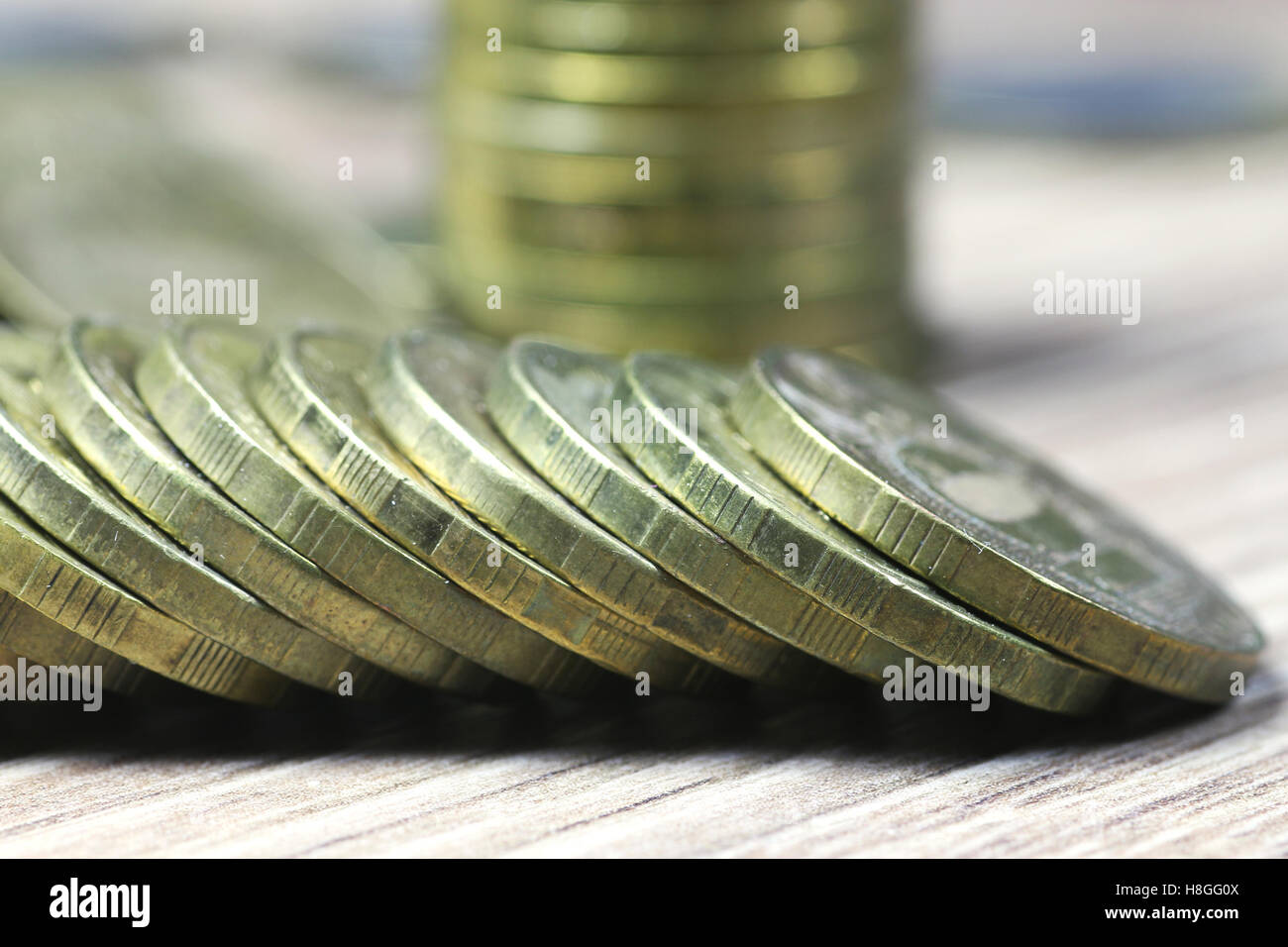 stack of coins Stock Photo - Alamy