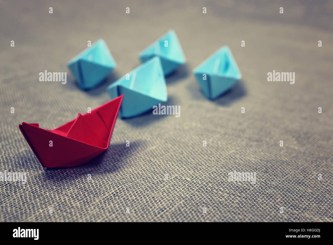 colored paper boats Stock Photo - Alamy