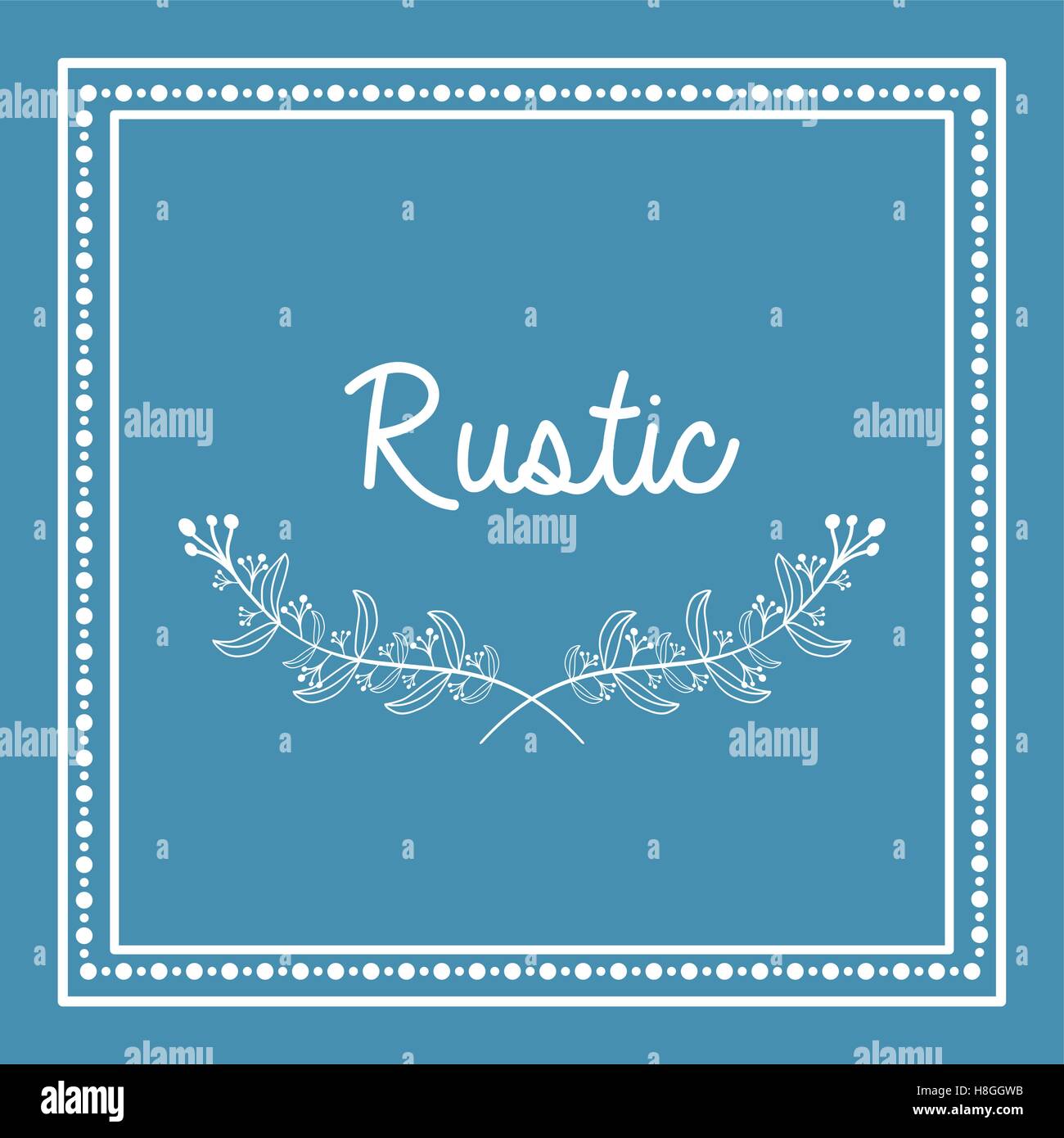 Rustic decorative style Stock Vector Image & Art - Alamy