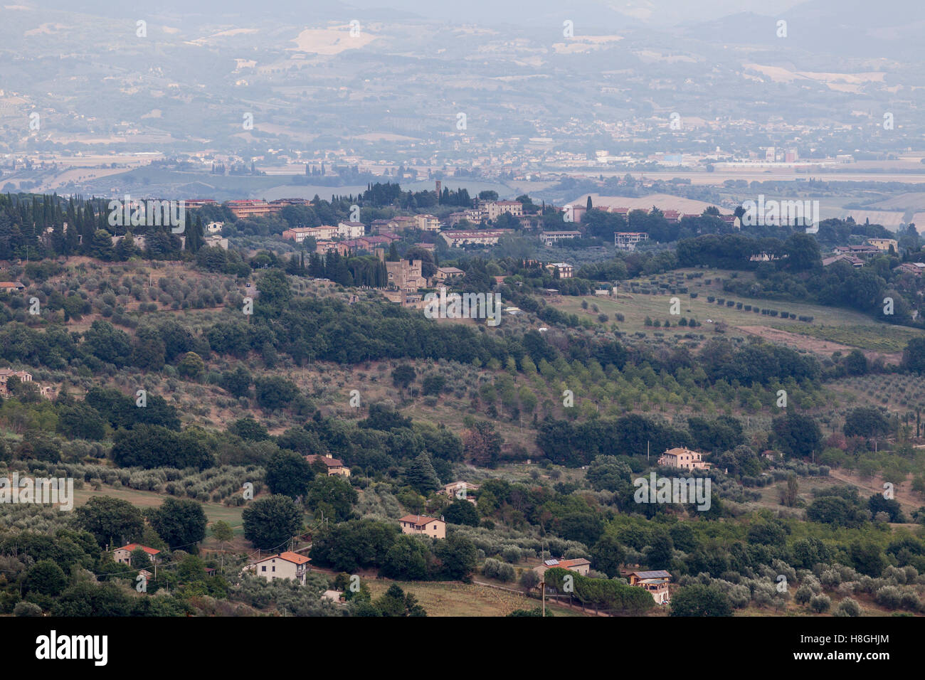 The Umbrian countryside near to Perugia, Italy Stock Photo - Alamy