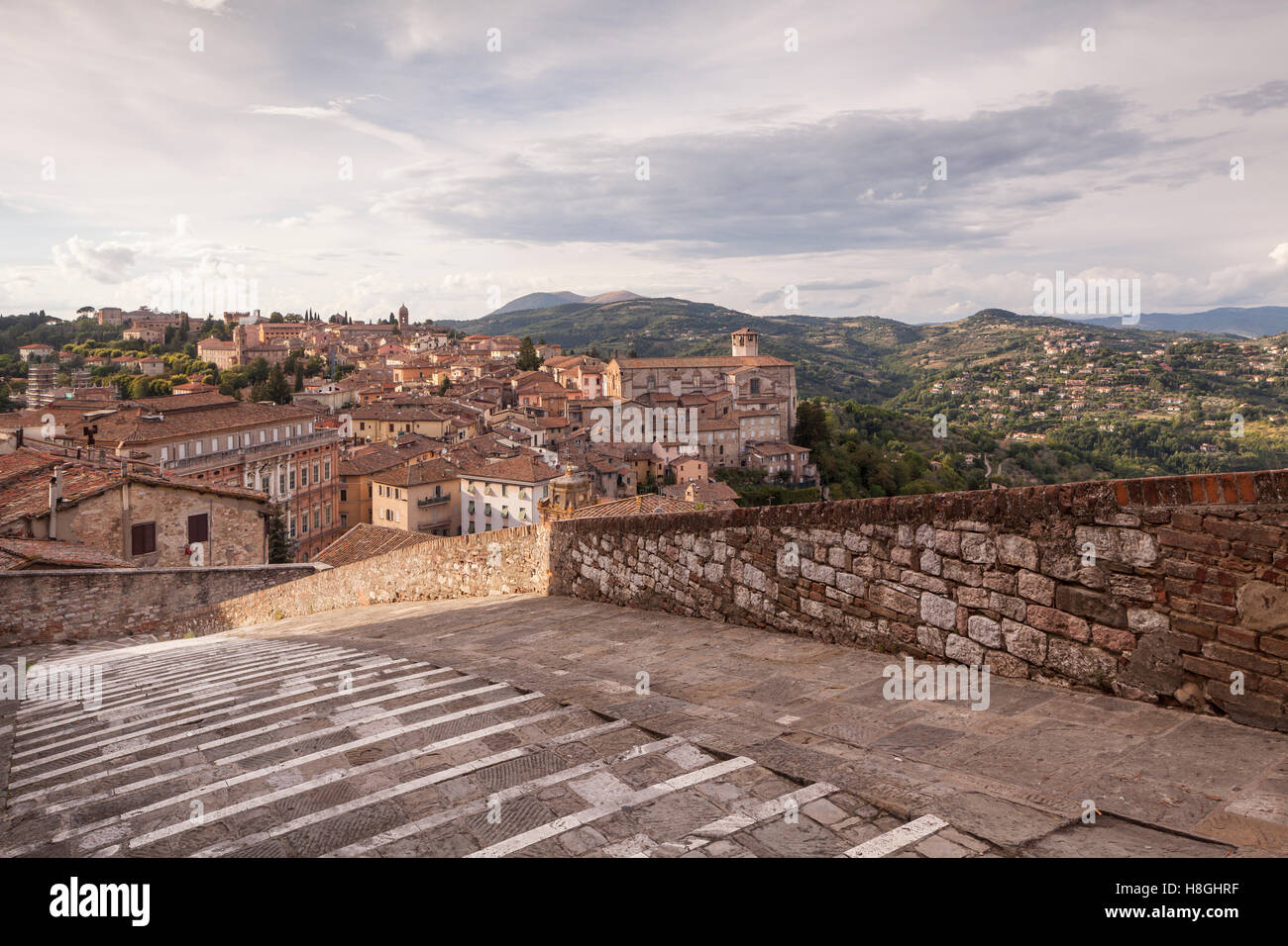 The historic centre of Perugia, Italy Stock Photo - Alamy