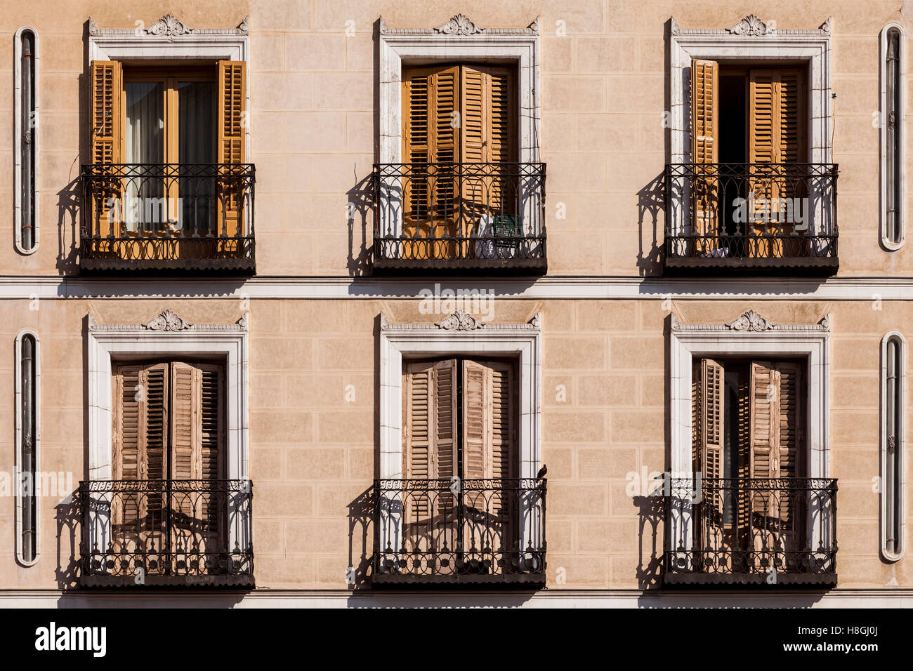 Ornate shuttered windows hi-res stock photography and images - Alamy