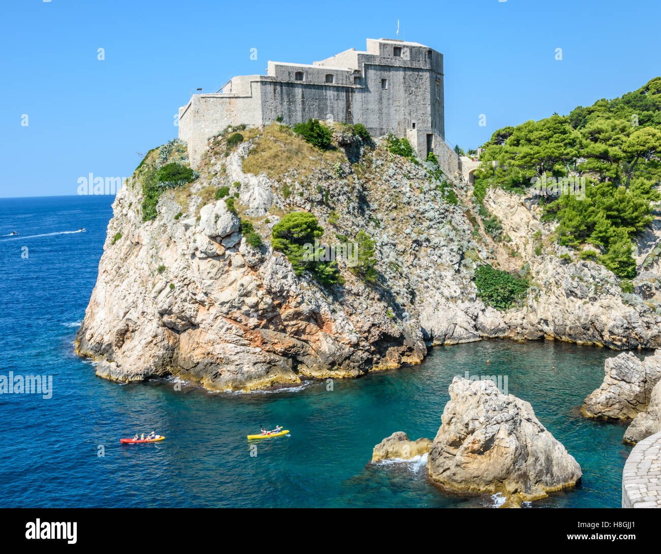 Historic st lawrence medieval fortress hi-res stock photography and ...
