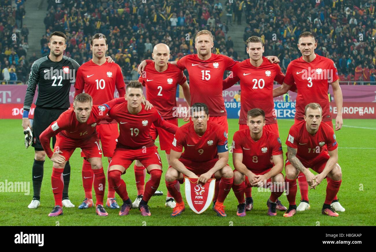 The 2018 FIFA World Cup qualification UEFA Group E Romania vs Poland on ...