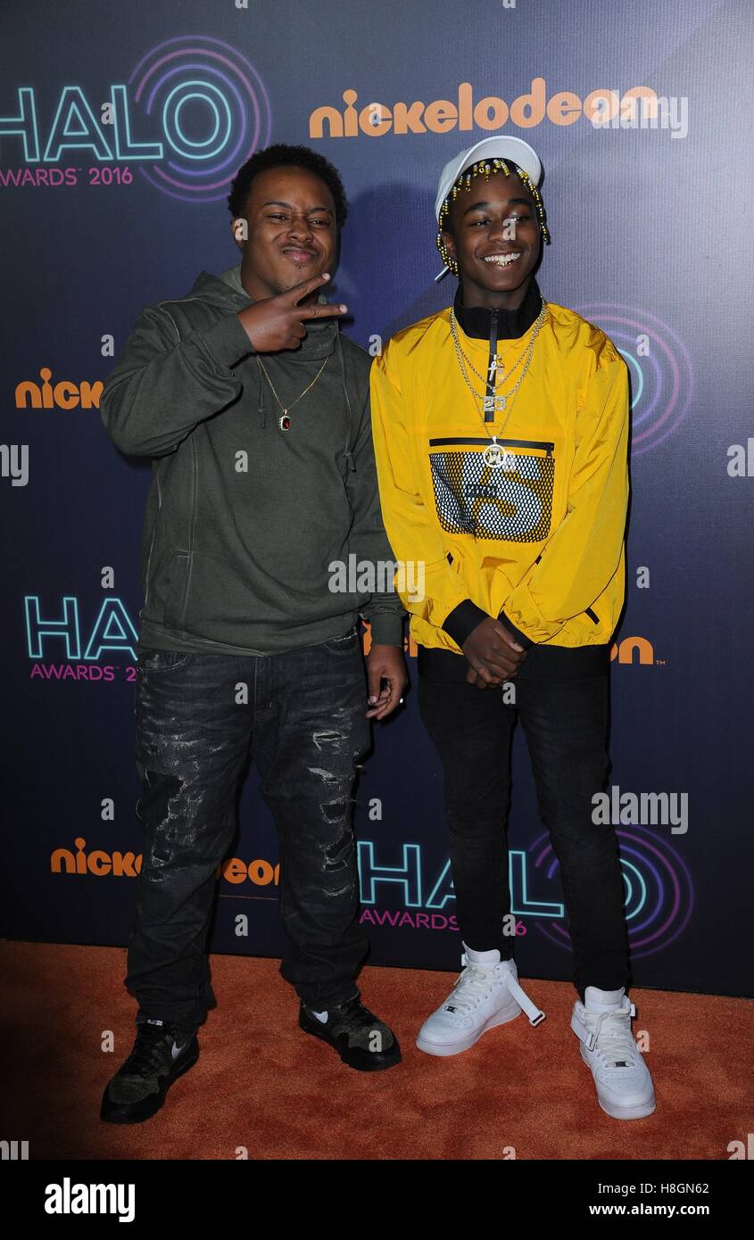 New York, NY, USA. 11th Nov, 2016. Zay Hilfigerrr, Zayion McCall at ...