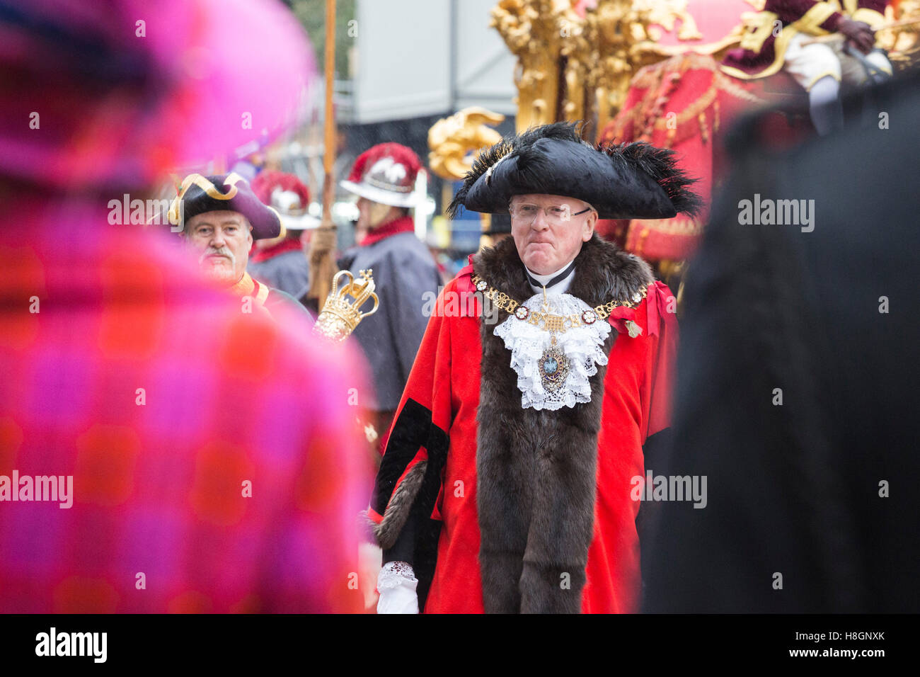 London, UK. 12 November 2016. The new Lord Mayor, Dr Andrew Parmley ...