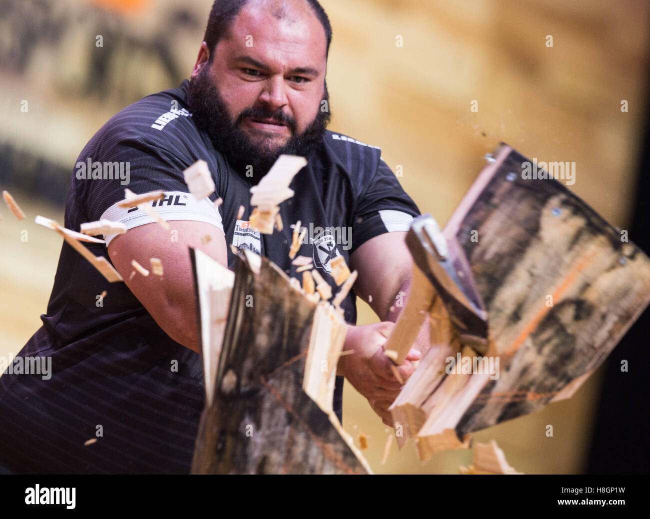 Stuttgart, Germany. 11th Nov, 2016. Adam Lowe from the New Zealand team ...