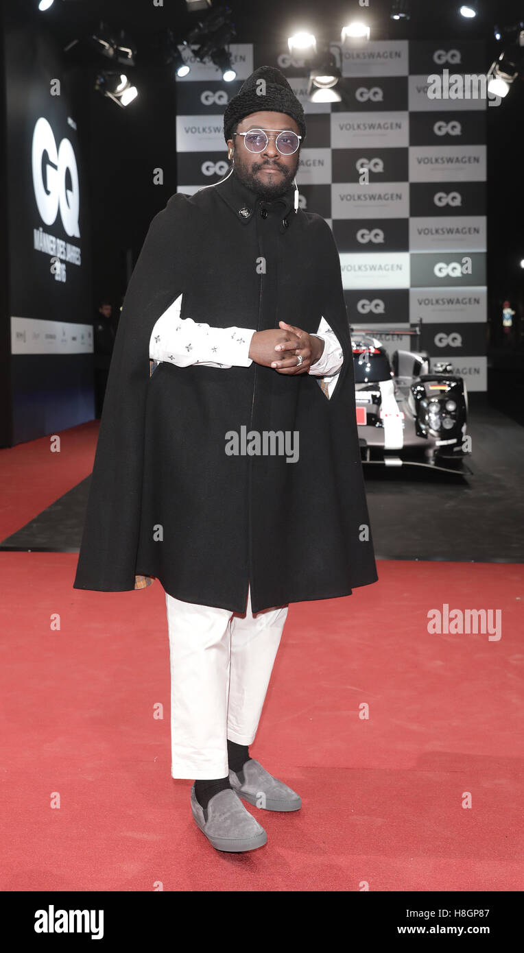 Rapper William Adams arrives to the GQ Men of the Year 2016 awards ...