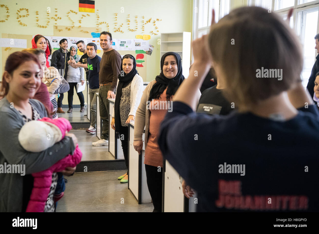 An integration class centred on roleplay for asylumseekers whose right ...