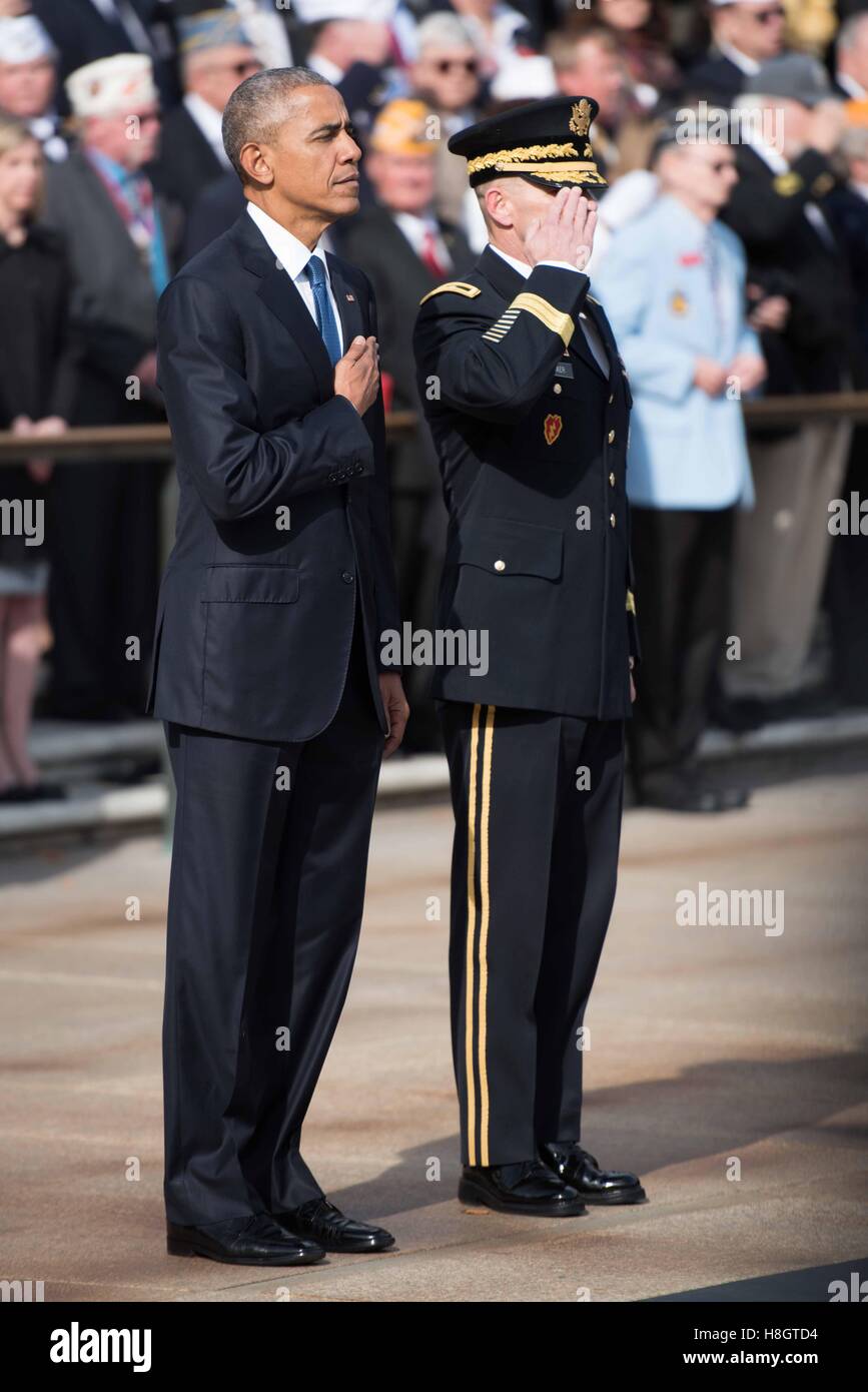 U.S. President Barack Obama with Major General Bradley A. Becker ...