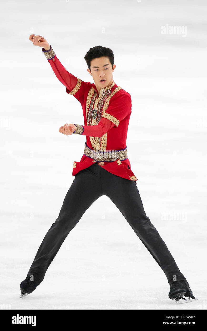 Paris, France. 12th Nov, 2016. Nathan Chen (USA) Figure Skating ...