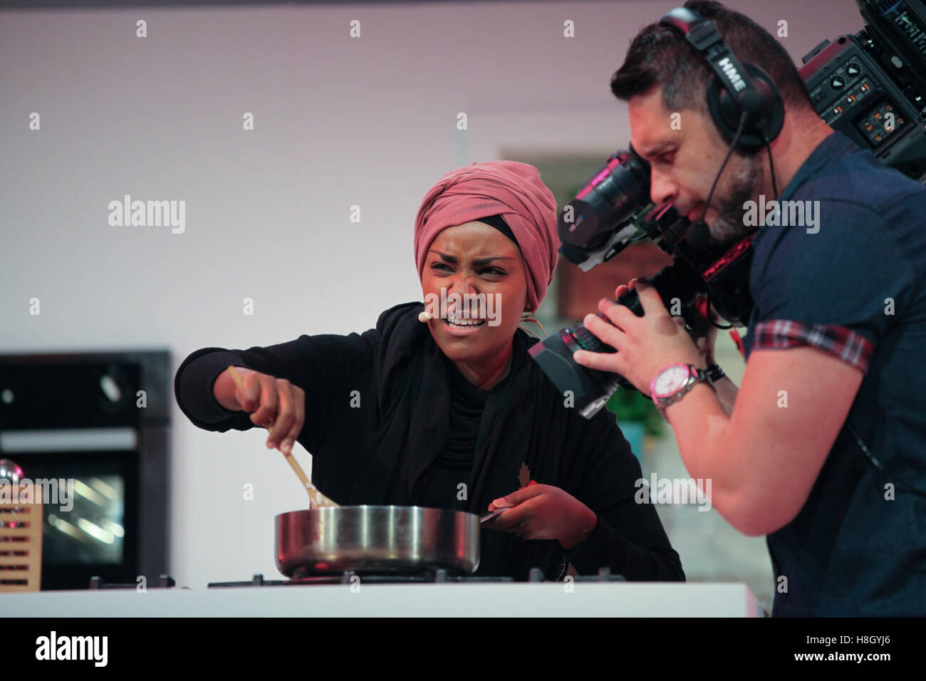 London, UK. 13 November, 2016. Nadiya Hussain, winner of The Great ...