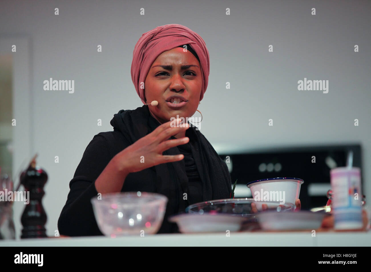 London, UK. 13 November, 2016. Nadiya Hussain, winner of The Great ...