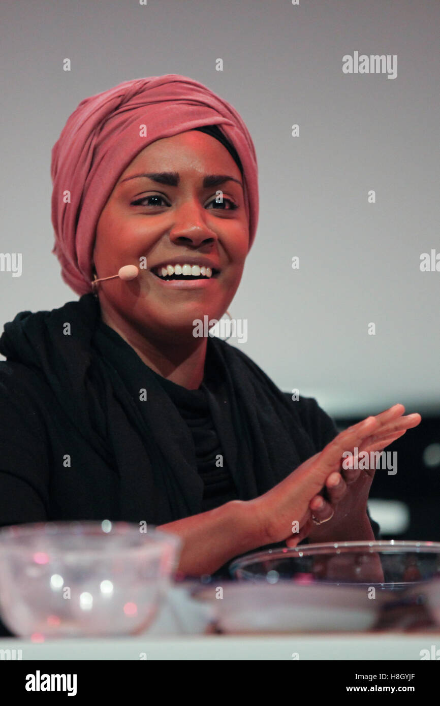 London, UK. 13 November, 2016. Nadiya Hussain, winner of The Great ...