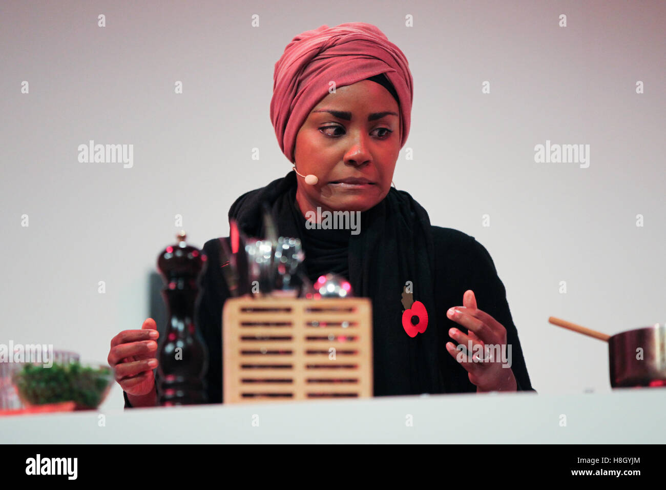 London, UK. 13 November, 2016. Nadiya Hussain, winner of The Great ...