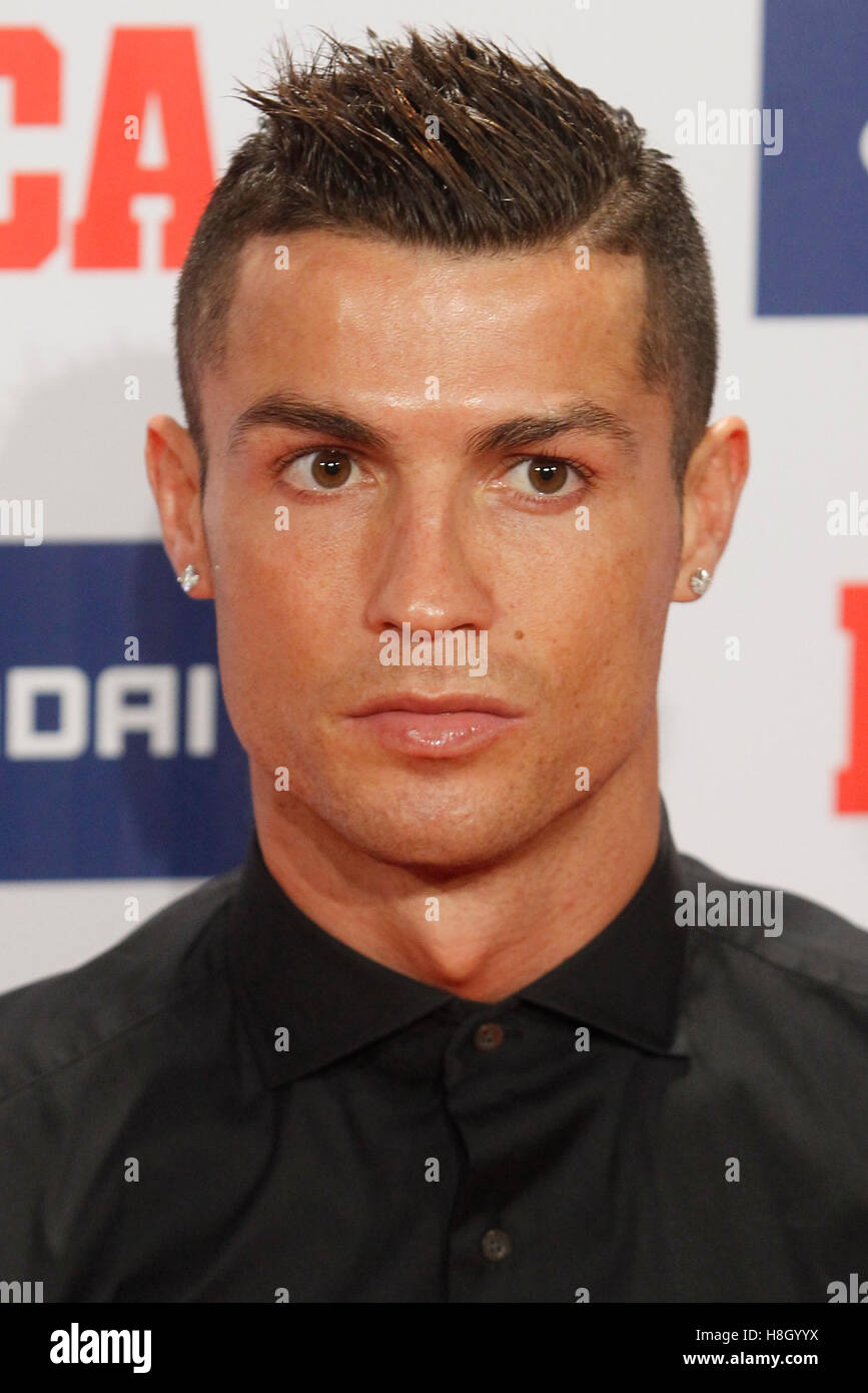 07.11.2016. Madrid, Spain. Cristiano Ronaldo signs an extension ...