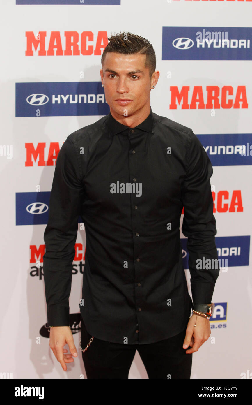 07.11.2016. Madrid, Spain. Cristiano Ronaldo signs an extension ...