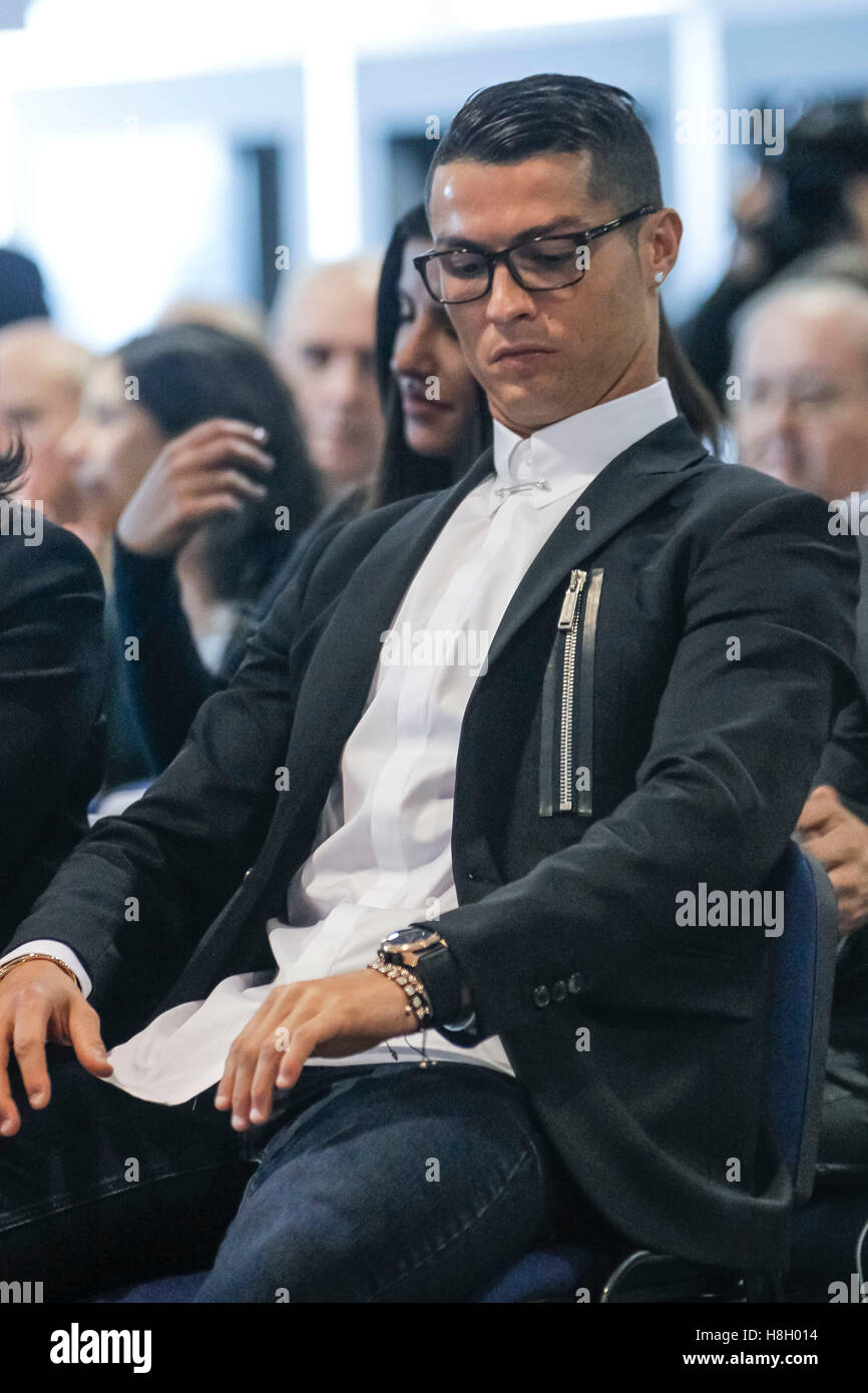 07.11.2016. Madrid, Spain. Cristiano Ronaldo signs an extension ...