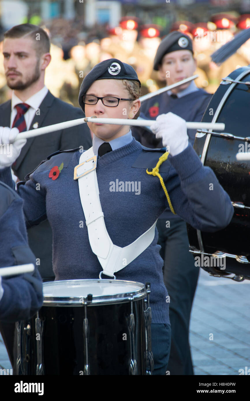 Northampton, UK. 13th Nov, 2016. Remembrance Sunday Parade and Service ...