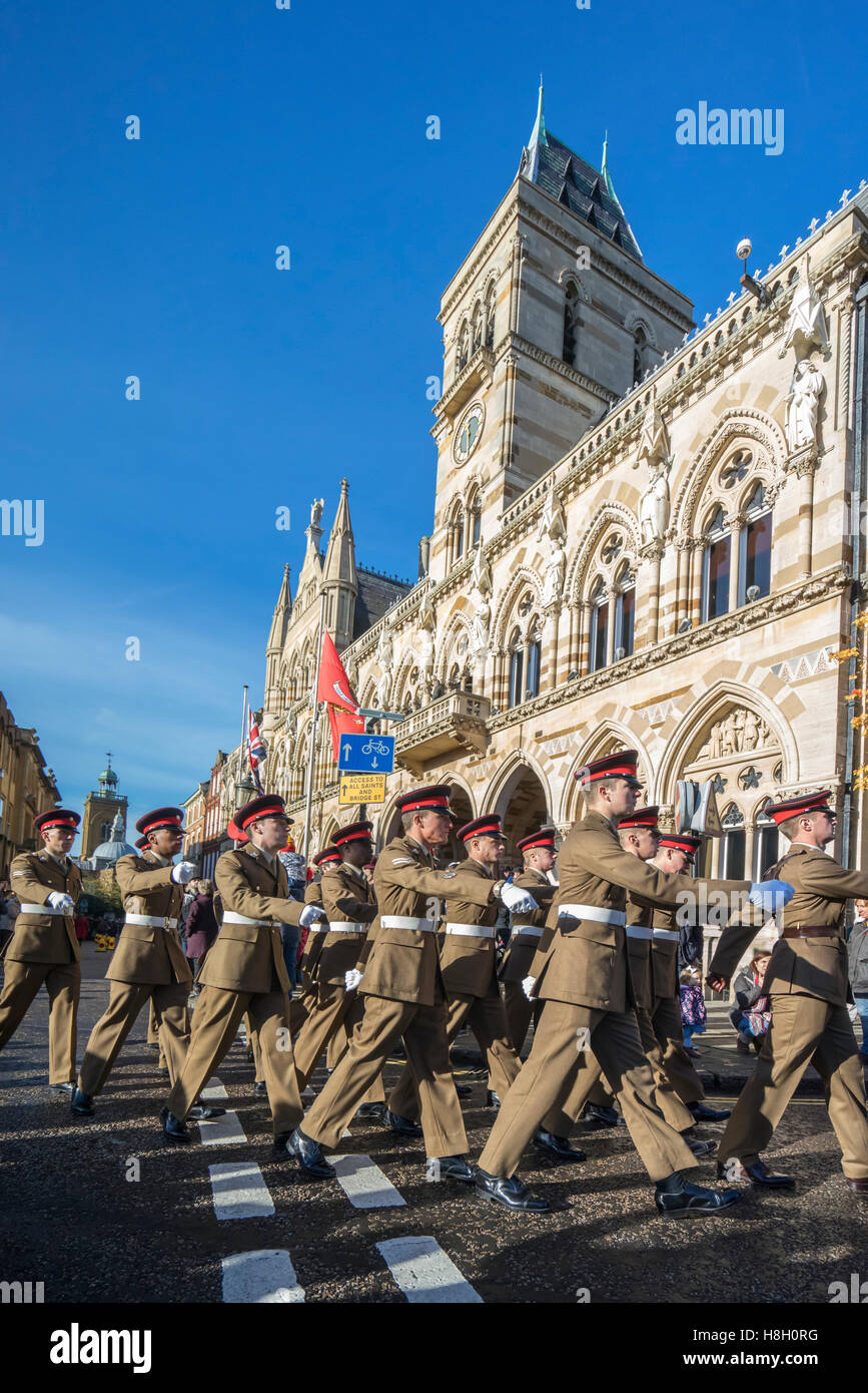 Northampton, UK. 13th Nov, 2016. Remembrance Sunday Parade and Service ...