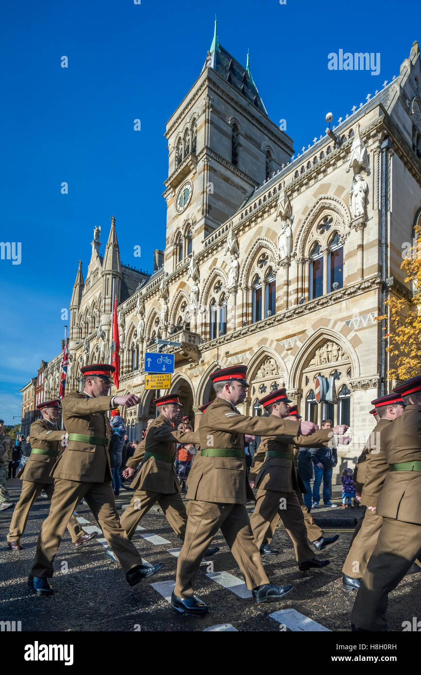 Northampton, UK. 13th Nov, 2016. Remembrance Sunday Parade and Service ...