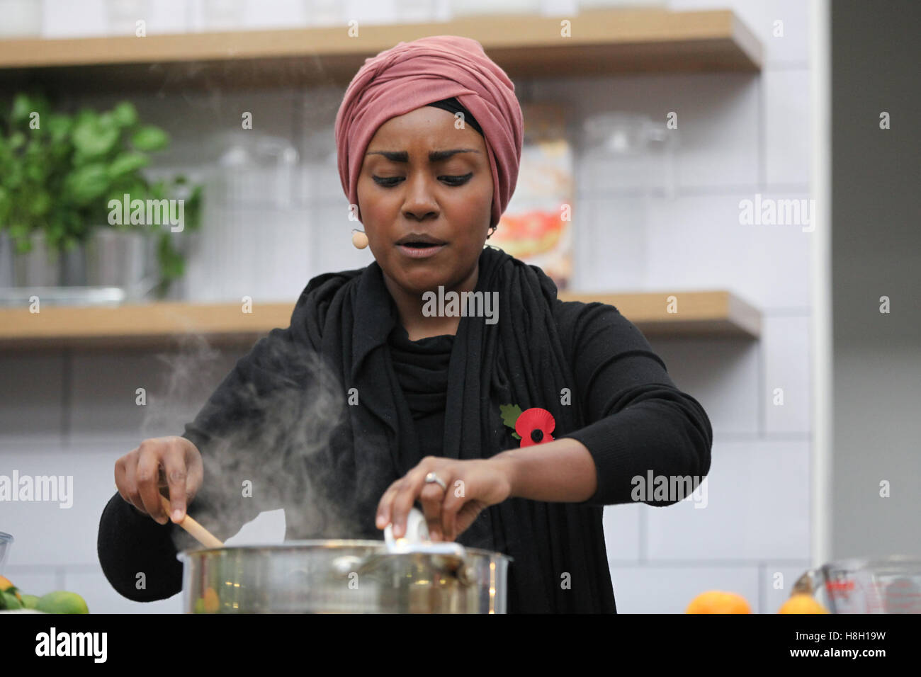 Olympia, London, UK - 13 Nov 2016 Nadiya Hussain, winner of The Great ...