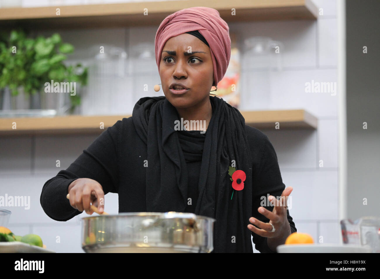 Olympia, London, UK - 13 Nov 2016 Nadiya Hussain, winner of The Great ...