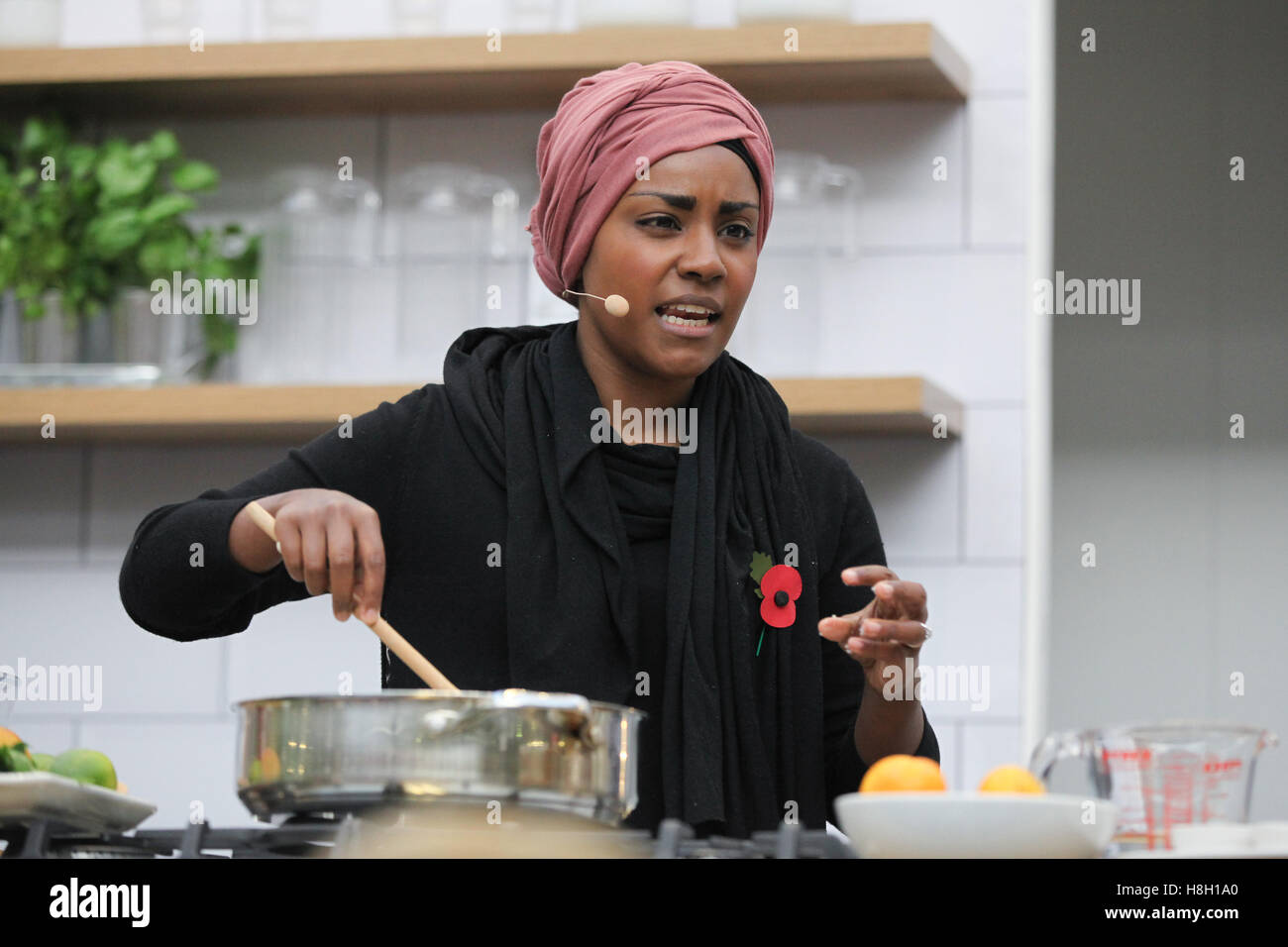 Olympia, London, UK - 13 Nov 2016 Nadiya Hussain, winner of The Great ...
