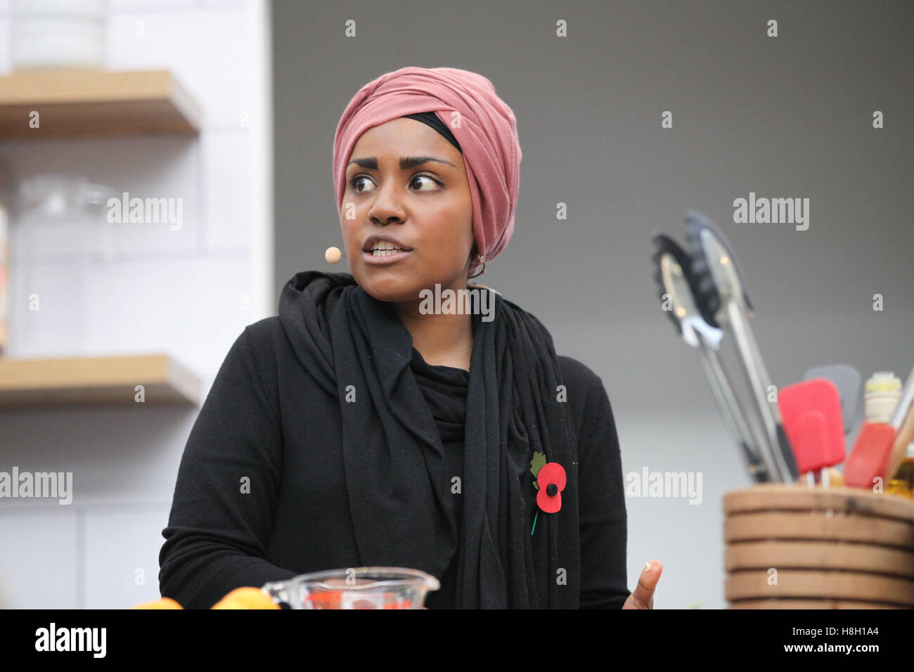 Olympia, London, UK - 13 Nov 2016 Nadiya Hussain, winner of The Great ...