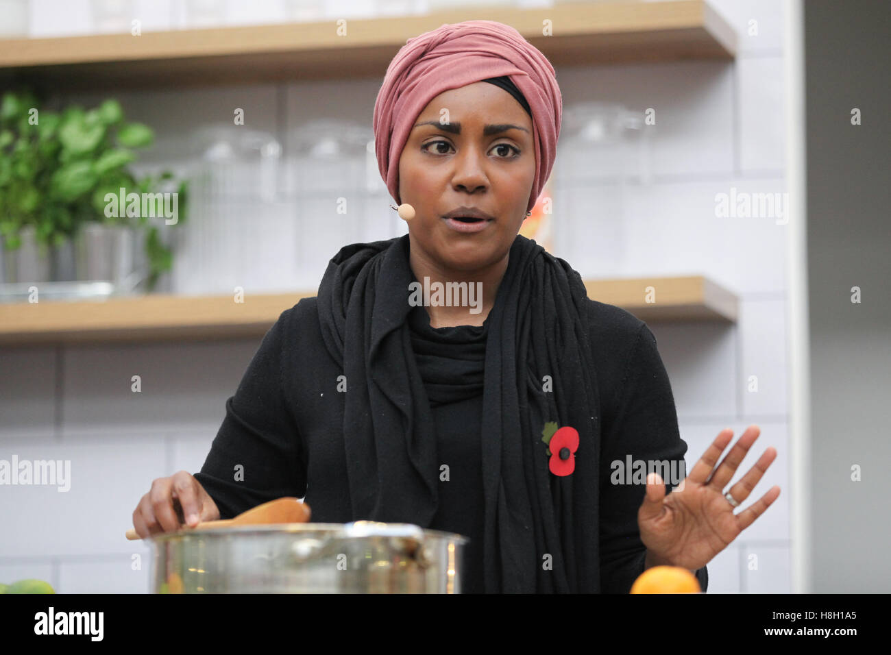 Olympia, London, UK - 13 Nov 2016 Nadiya Hussain, winner of The Great ...