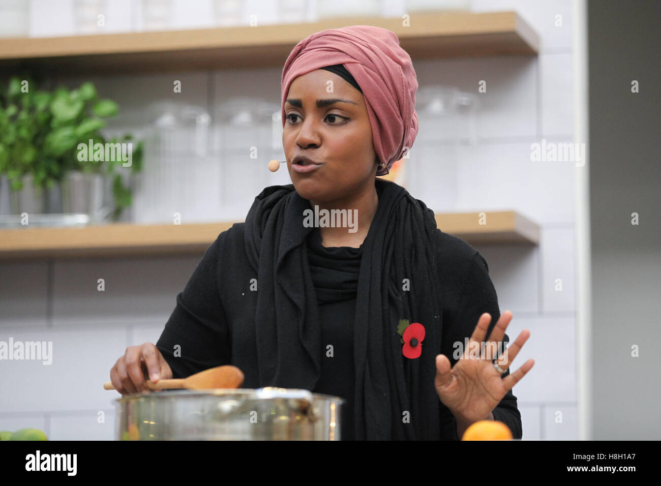 Olympia, London, UK - 13 Nov 2016 Nadiya Hussain, winner of The Great ...