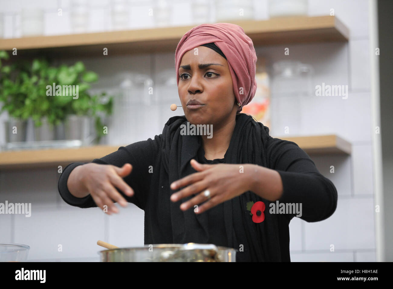Olympia, London, UK - 13 Nov 2016 Nadiya Hussain, winner of The Great ...