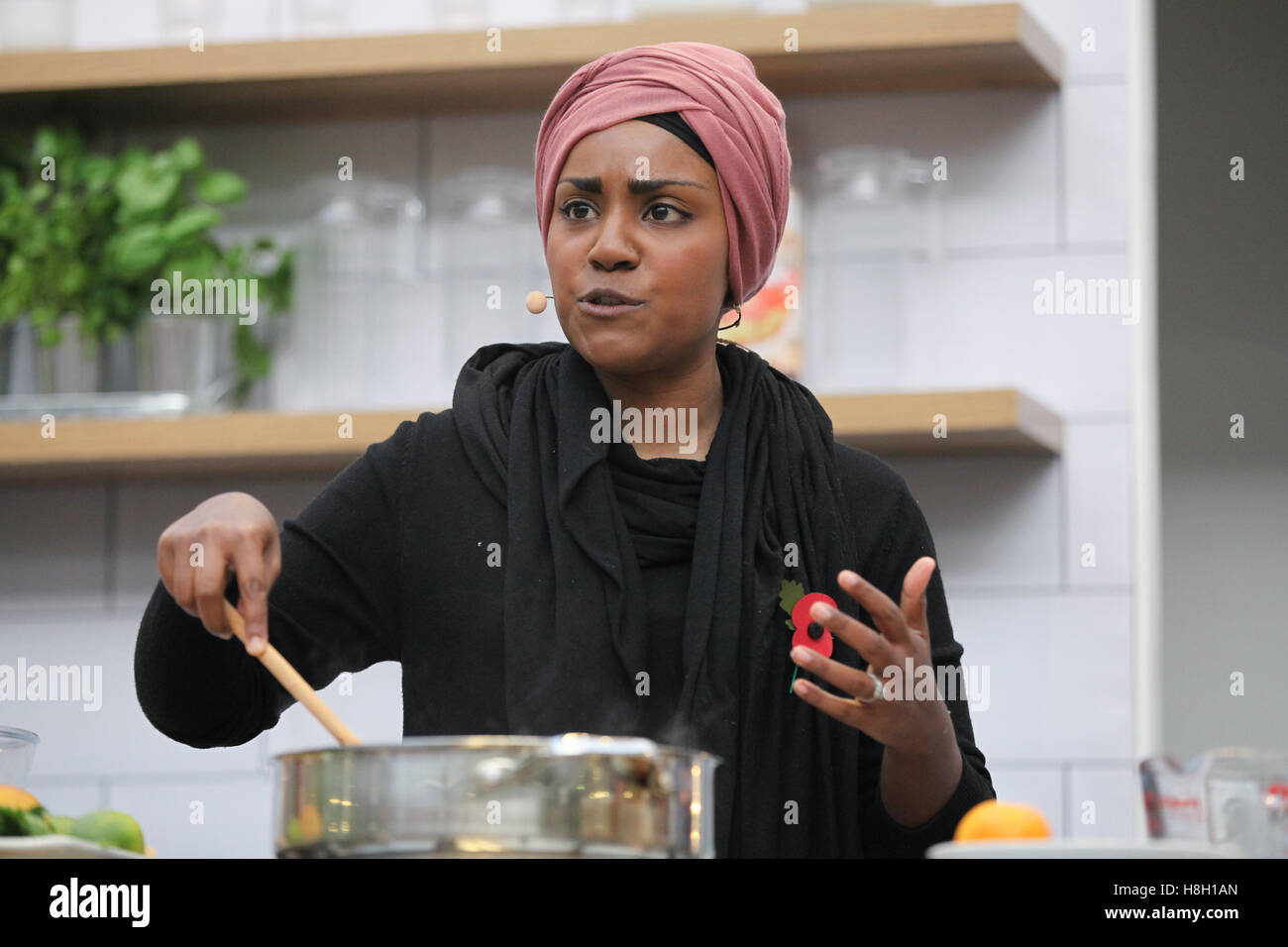 Olympia, London, UK - 13 Nov 2016 Nadiya Hussain, winner of The Great ...