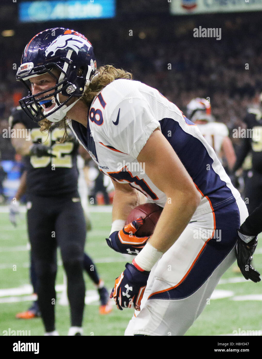 New Orleans, LOUISIANA, USA. 13th Nov, 2016. Denver Broncos wide ...