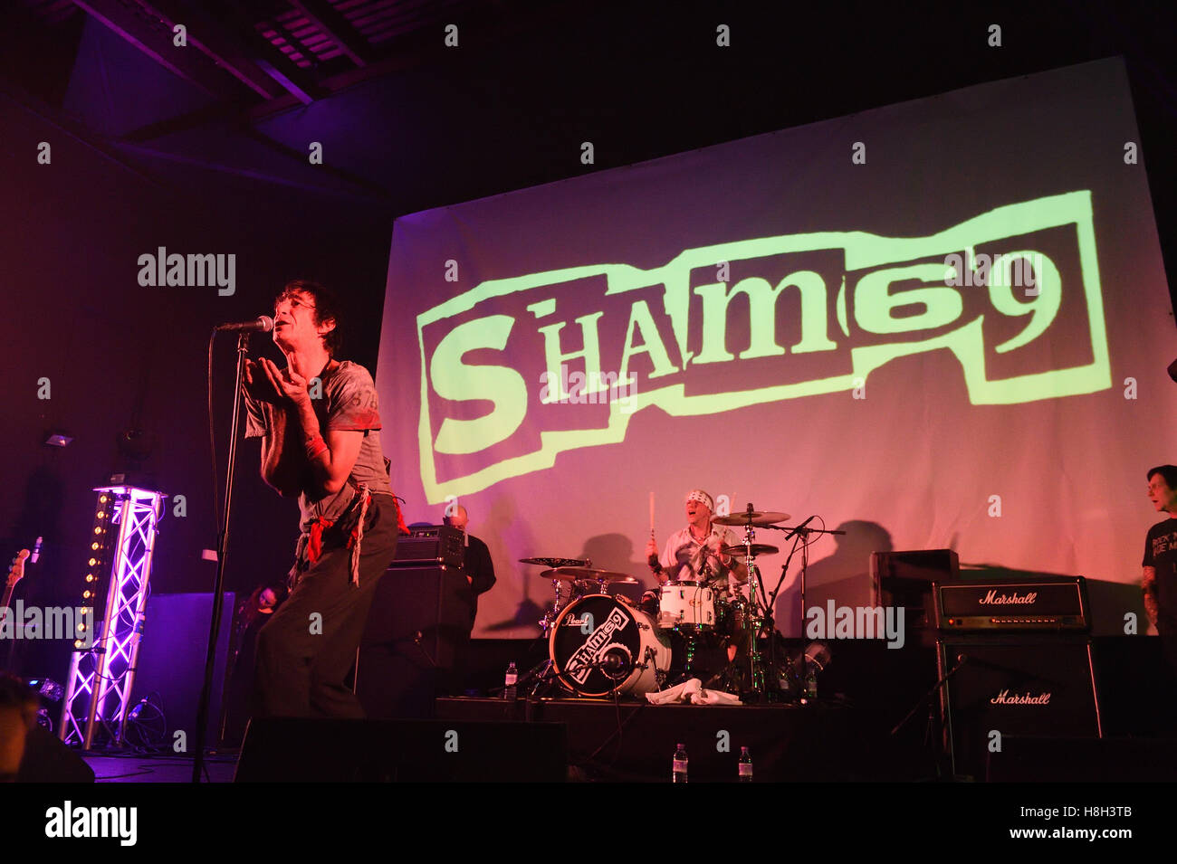 Sham 69 Iconic Punk Rock band at The Swindon Meca music venue November ...