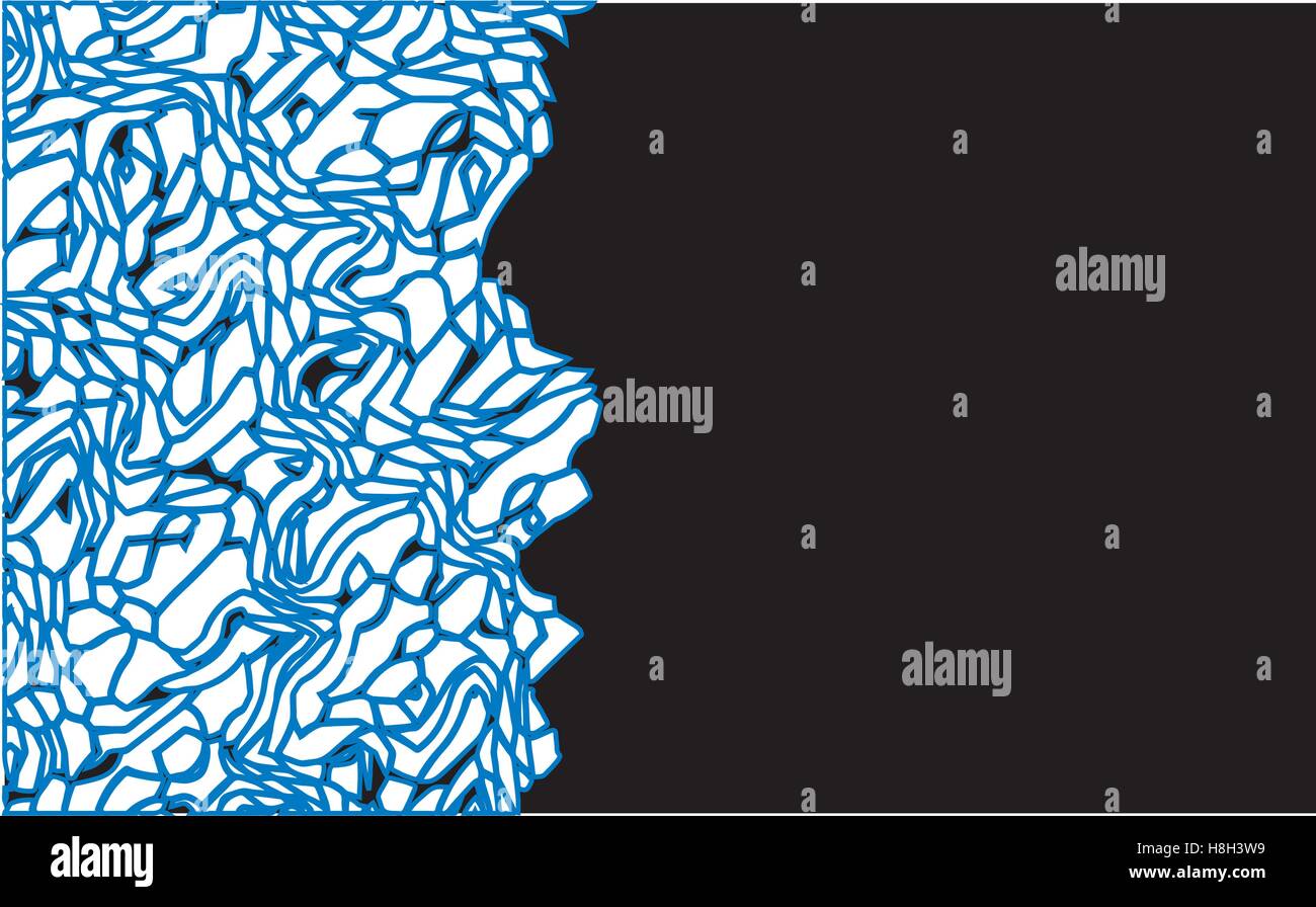 Blue white irregular organic Stock Vector Images - Alamy