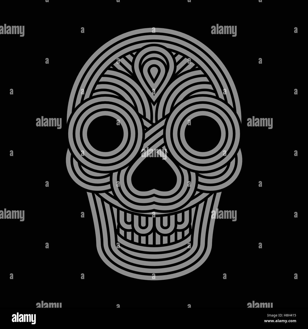 Death symbol Stock Vector Images - Alamy