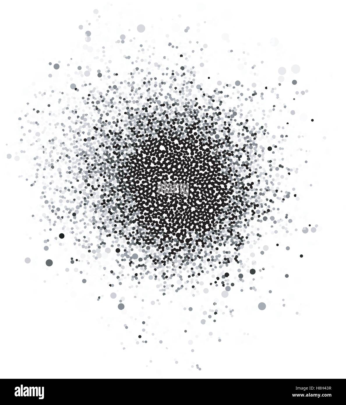 bubble explosion in gray black over white Stock Vector Image & Art - Alamy