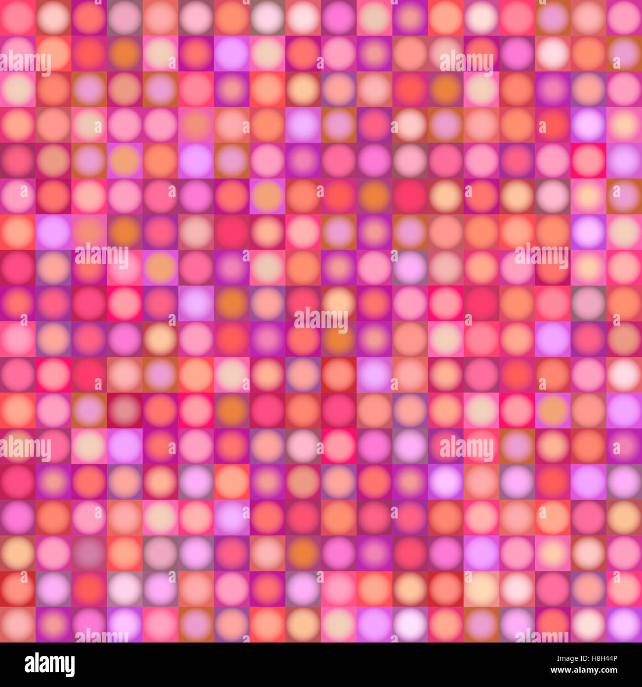 background with sphere and square in multiple pink red magenta Stock ...