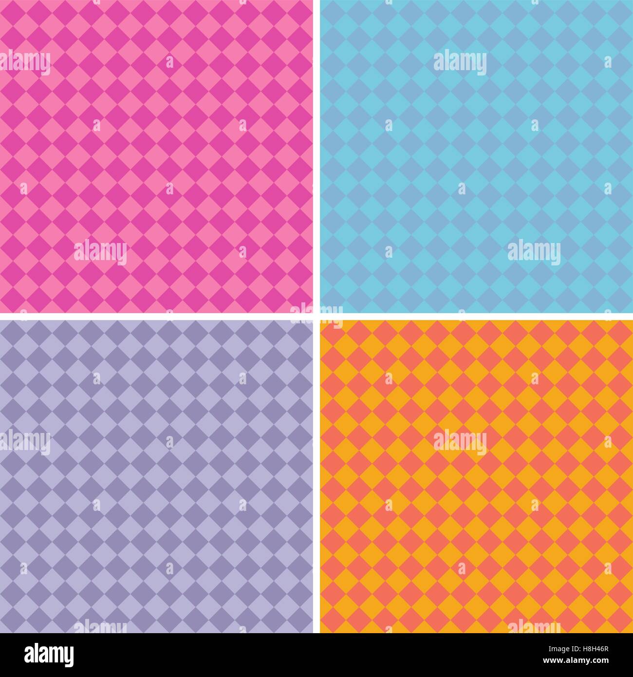 diamond pattern background collection in multiple mixed colors Stock ...