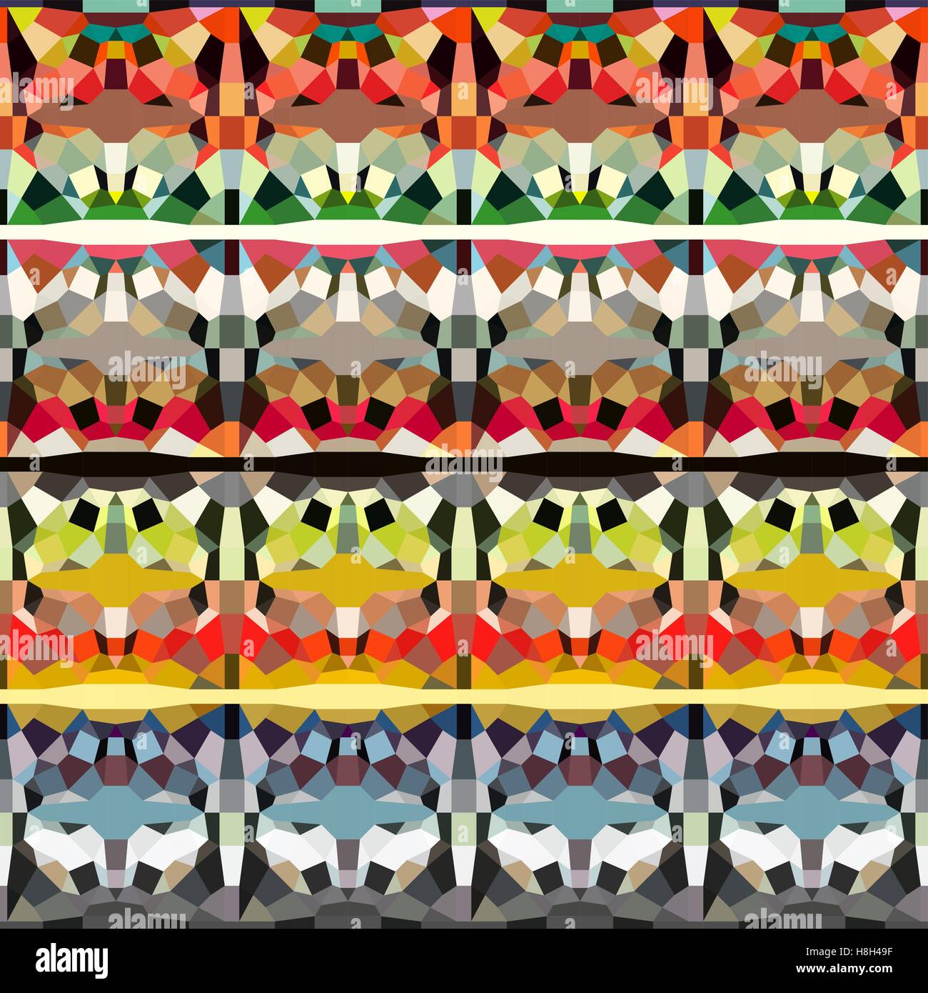 geometric pattern in multiple color Stock Vector Image & Art - Alamy