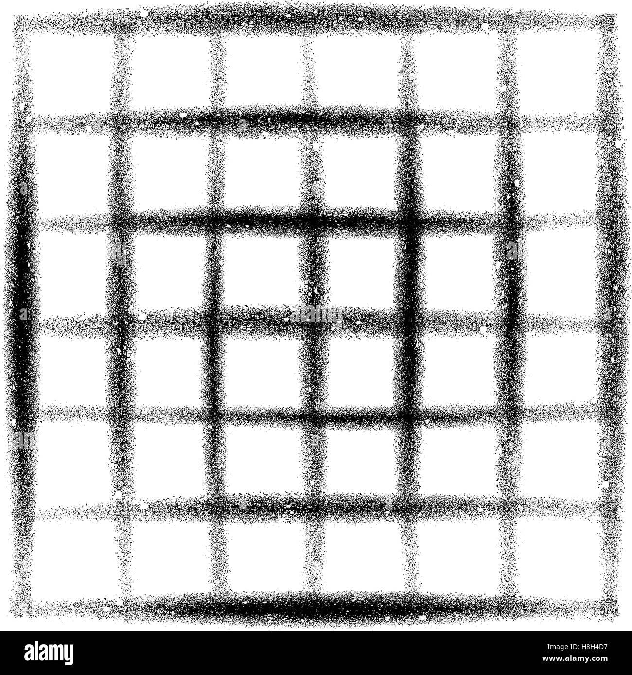 sprayed grid grunge graffiti in black over white Stock Vector Image ...