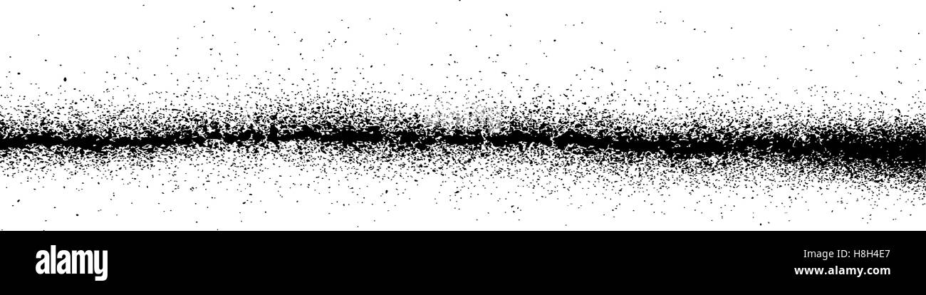 graffiti line spray design element in black on white Stock Vector Image ...