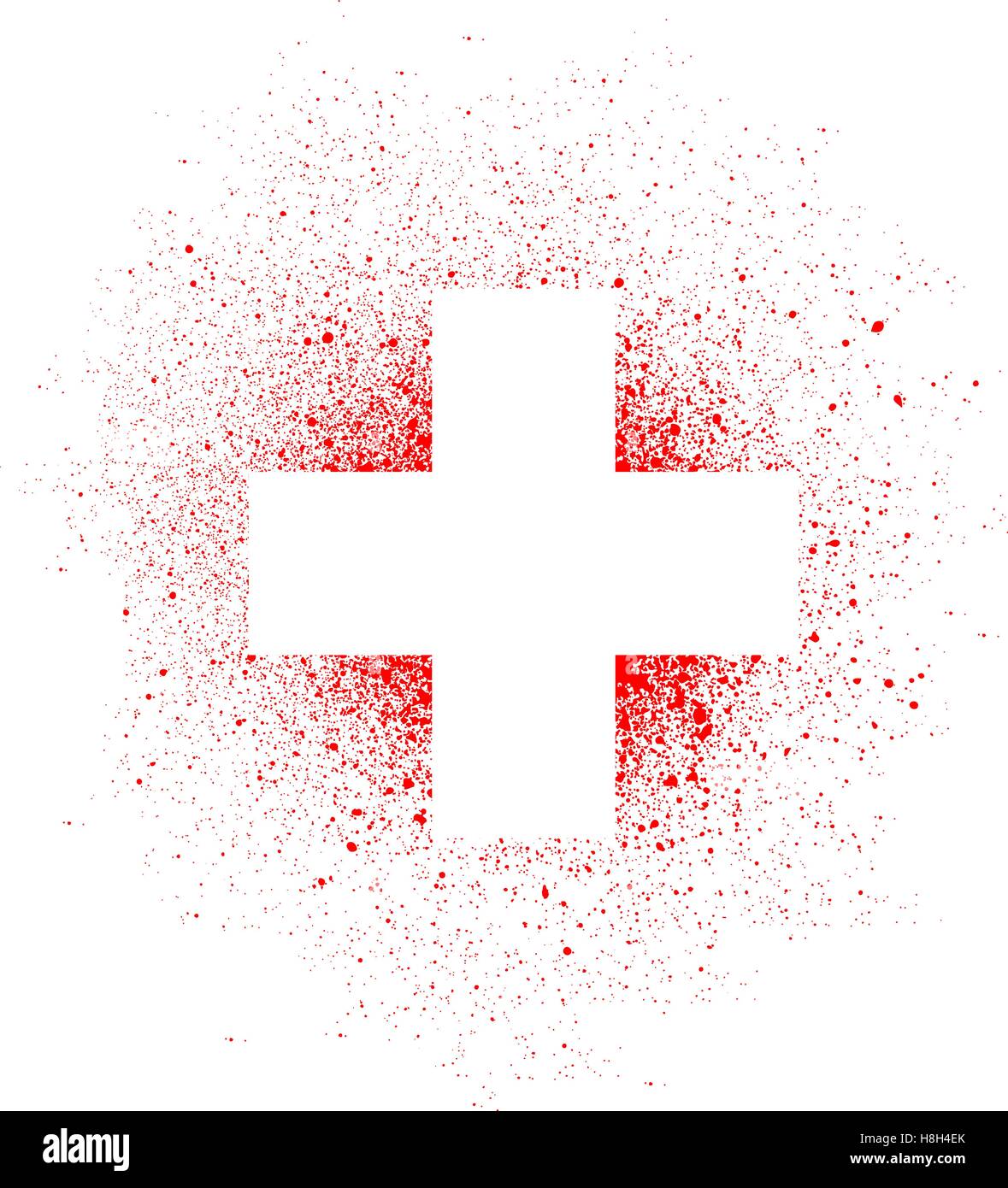 Cross graffiti Stock Vector Images - Alamy