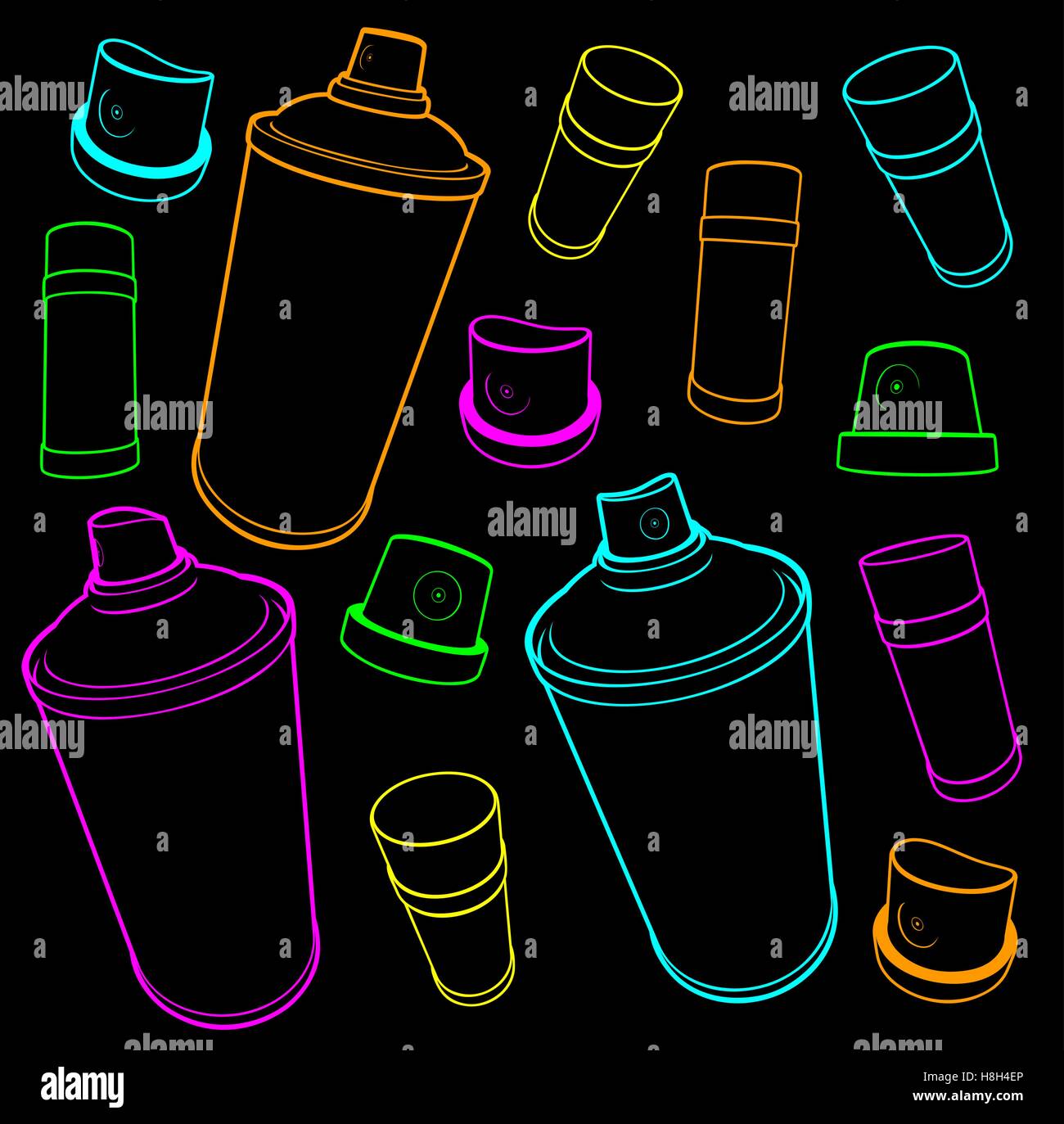 Graffiti tagging tools hi-res stock photography and images - Alamy