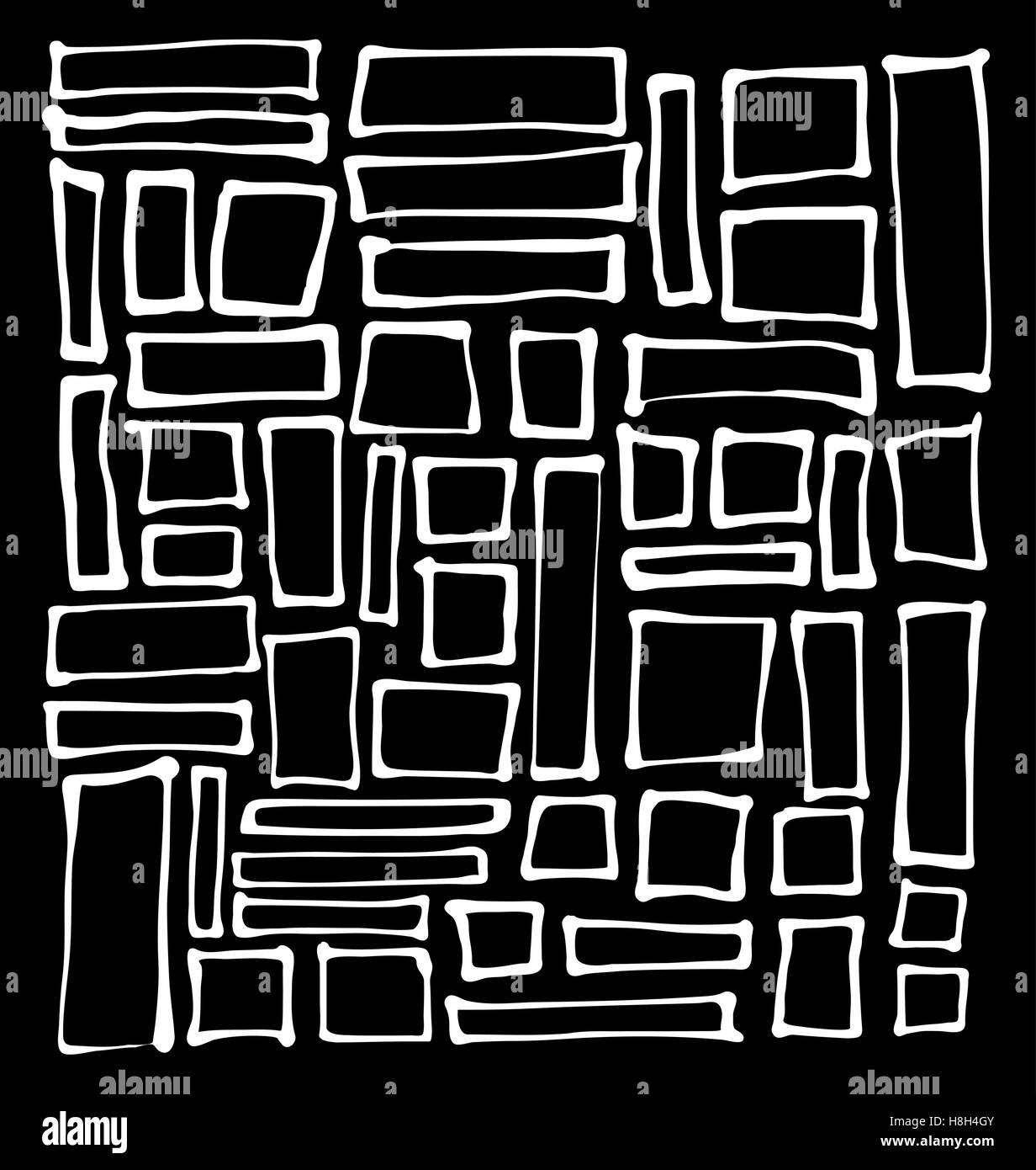 Handdrawn border hi-res stock photography and images - Alamy