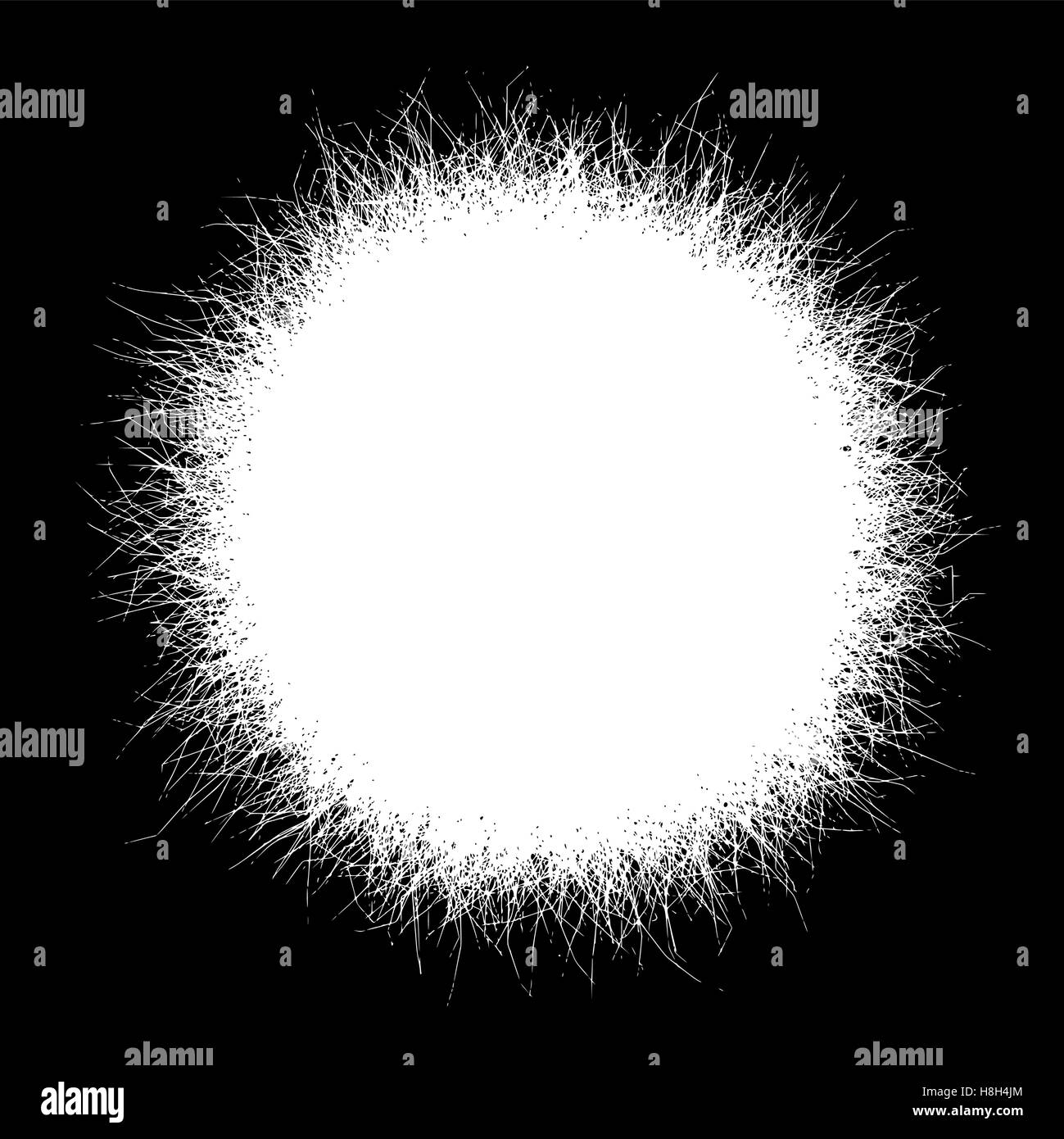 hairball white light effect shape on black Stock Vector Image & Art - Alamy