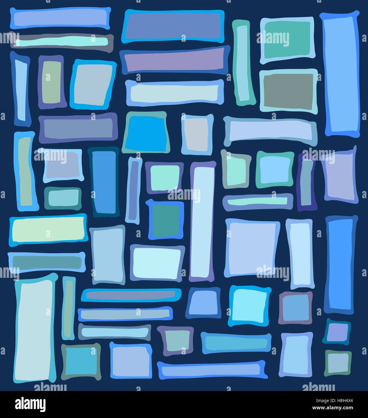 liquid rectangle and square shapes in blue purple Stock Vector Image ...