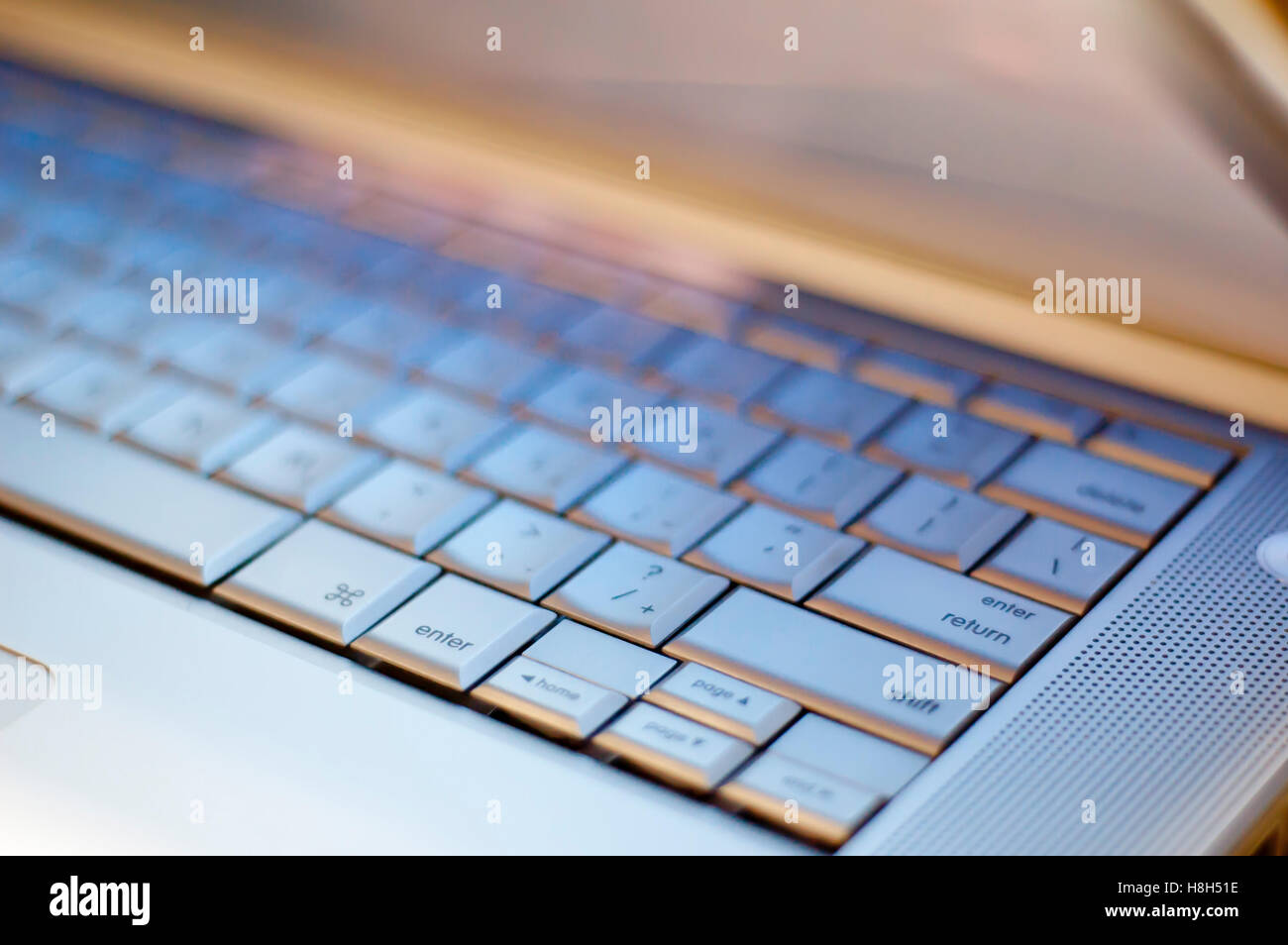 Close-up of a modern laptop computer's keyboard Stock Photo - Alamy