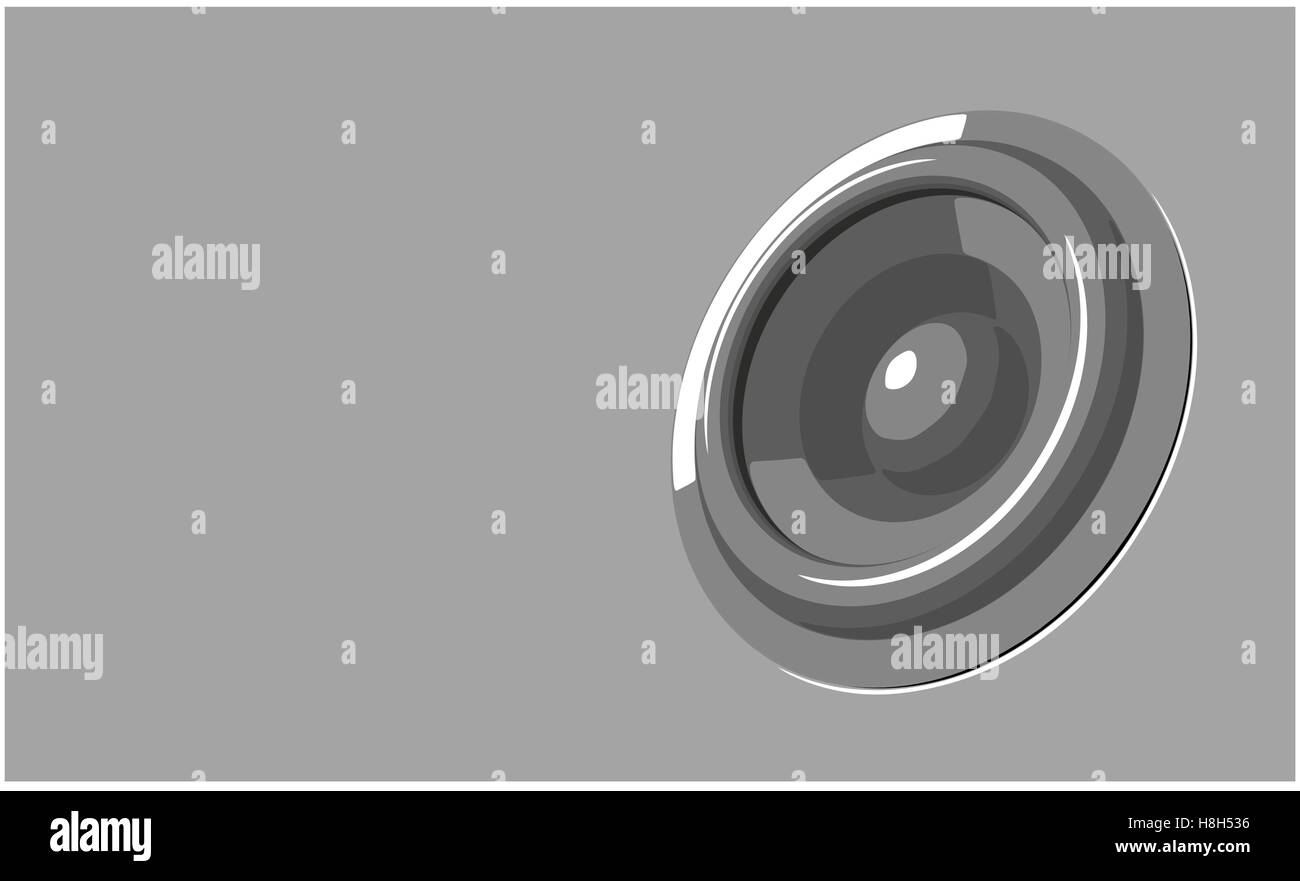 sound-system illustration party flyer in shades of gray Stock Vector ...